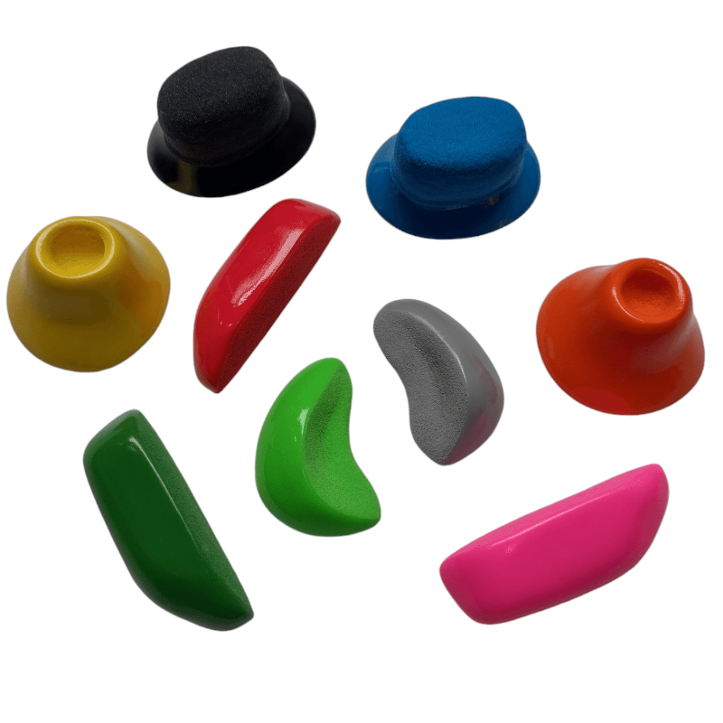 Whiteboard Set of 5 Magnets - Dual Texture Climbing Holds – Max Climbing