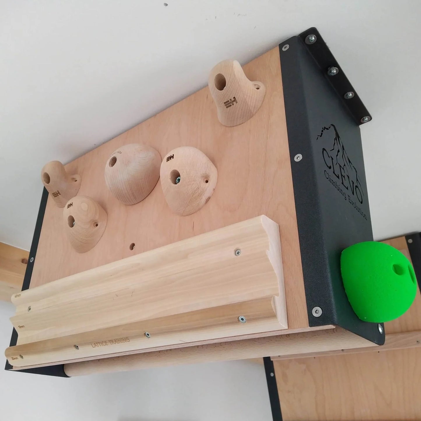 Clevo M Ceiling Climbing Module — Hangboard, Campus Bars & Pull-Up Bar ...